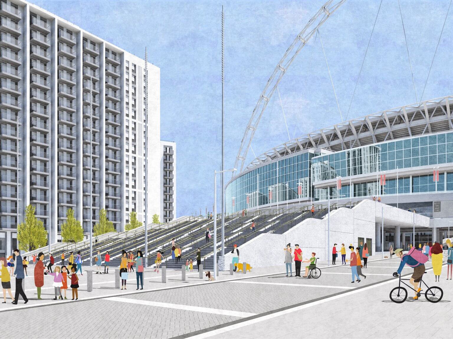 vPPR — Wembley Olympic Way and Olympic Steps