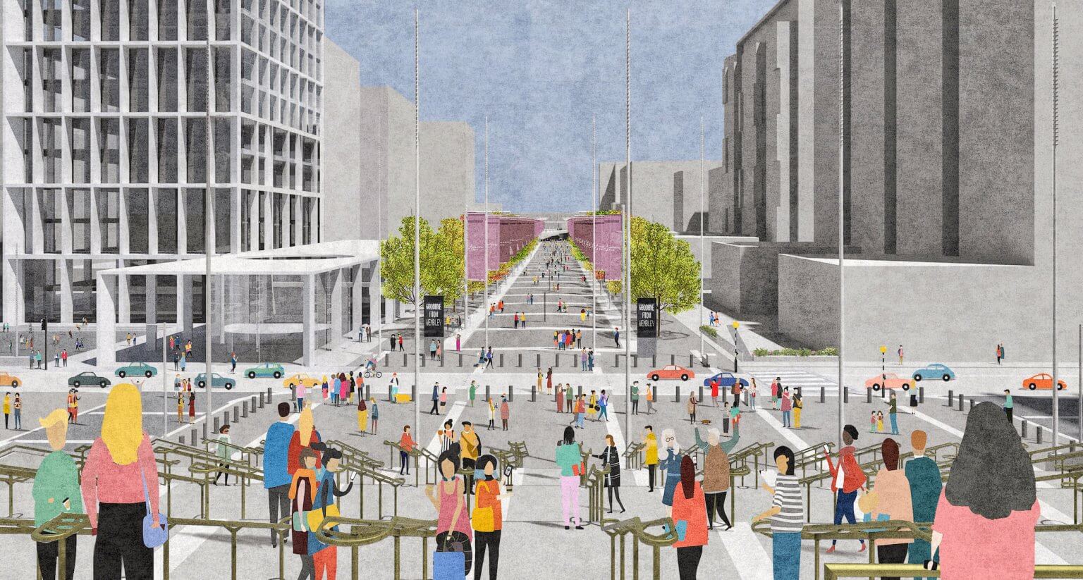 vPPR — Wembley Olympic Way and Olympic Steps